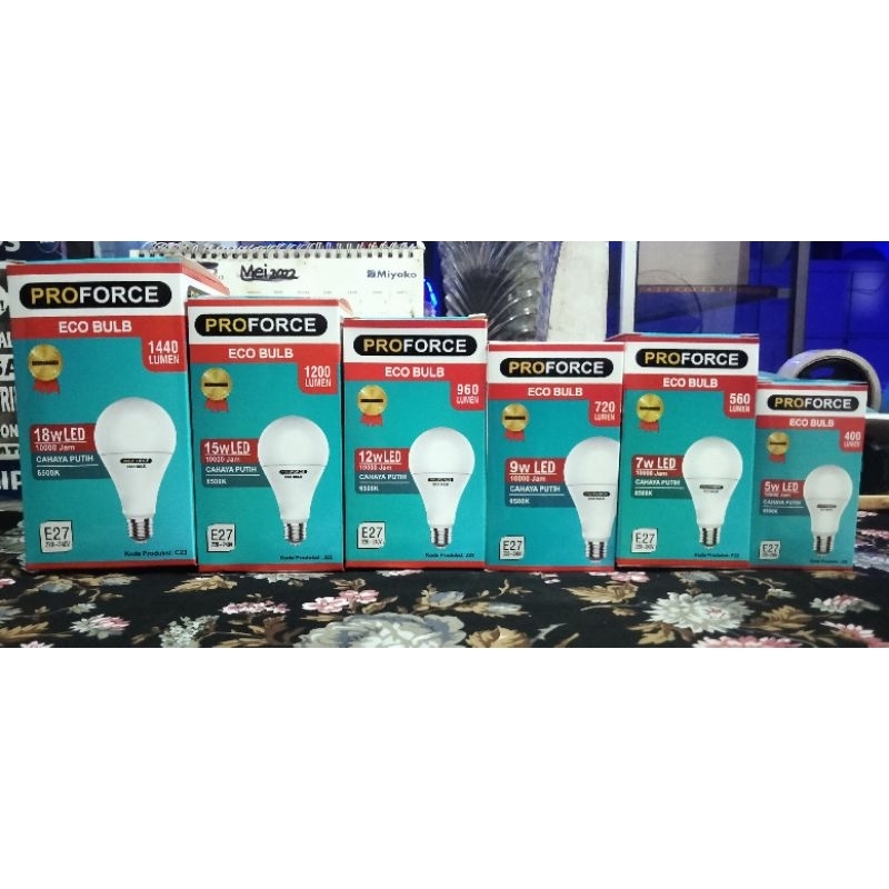 Jual Lampu Led PROFORCE Eco Bulb | Shopee Indonesia