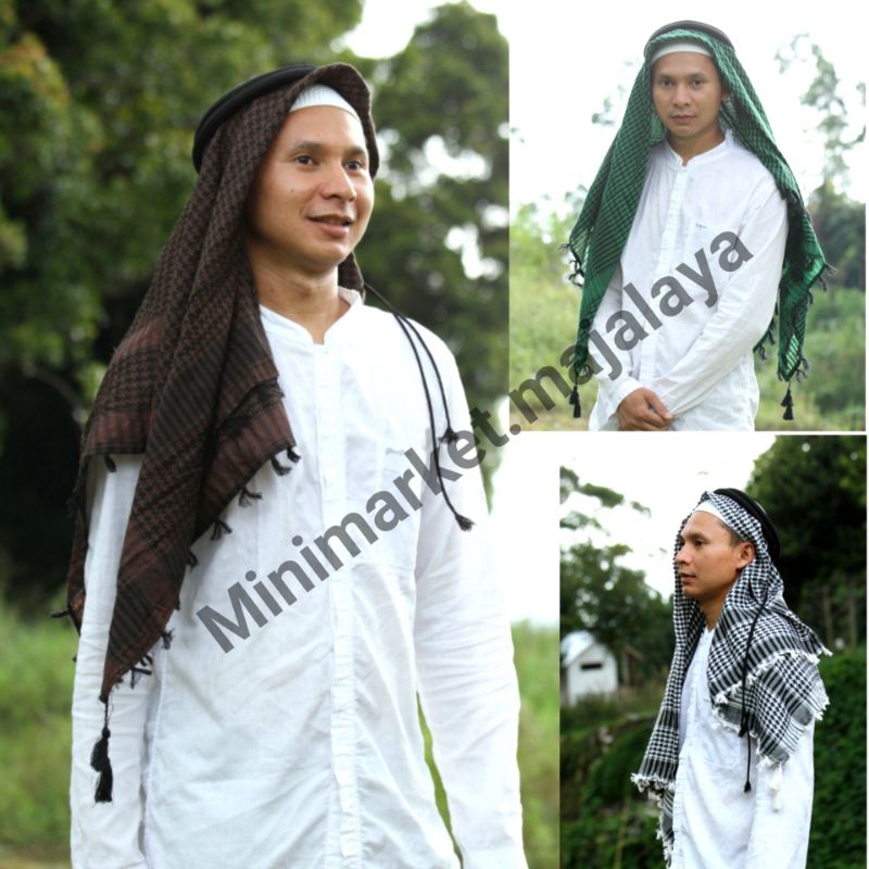 Jual SATUSET IGAL+SORBAN DEWASA BONUS PECI HAJI PUTIH ALLSIZE DEWASA ...