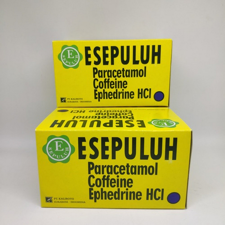Jual [MT] Esepuluh STRIP ISI 4 Obat Batuk Pilek anti Ngantuk E10 E 10 ...