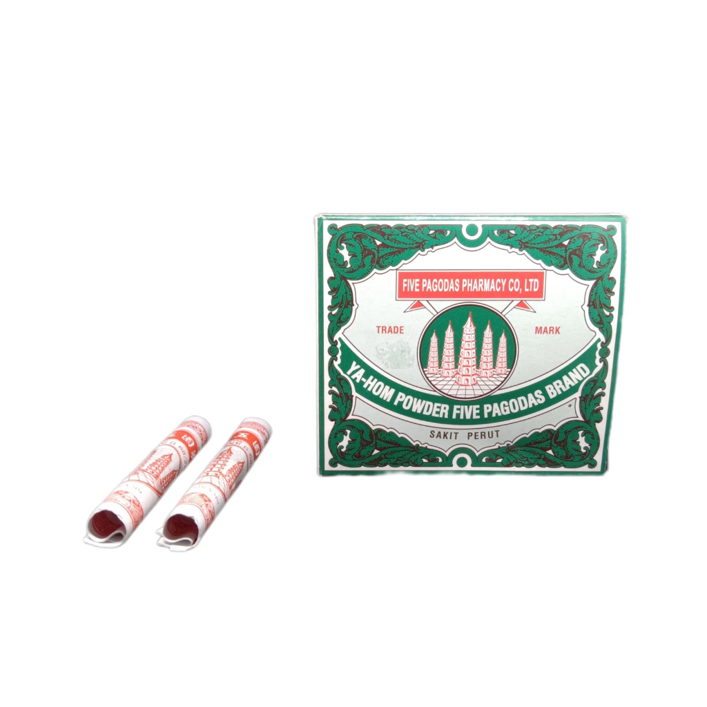 Jual Sakit Perut (FIVE PAGODAS YA HOM POWDER) 750 MG Box 1 Tabung ...