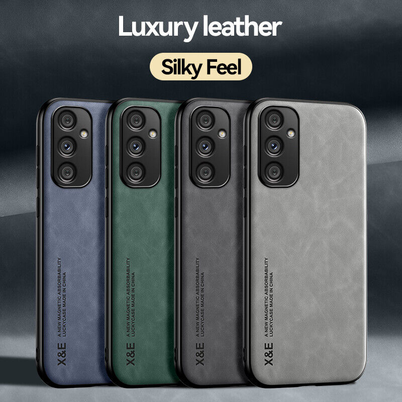 Jual Case Samsung Galaxy A34 5G Leather Magnetic Suede Casing Tekstur ...