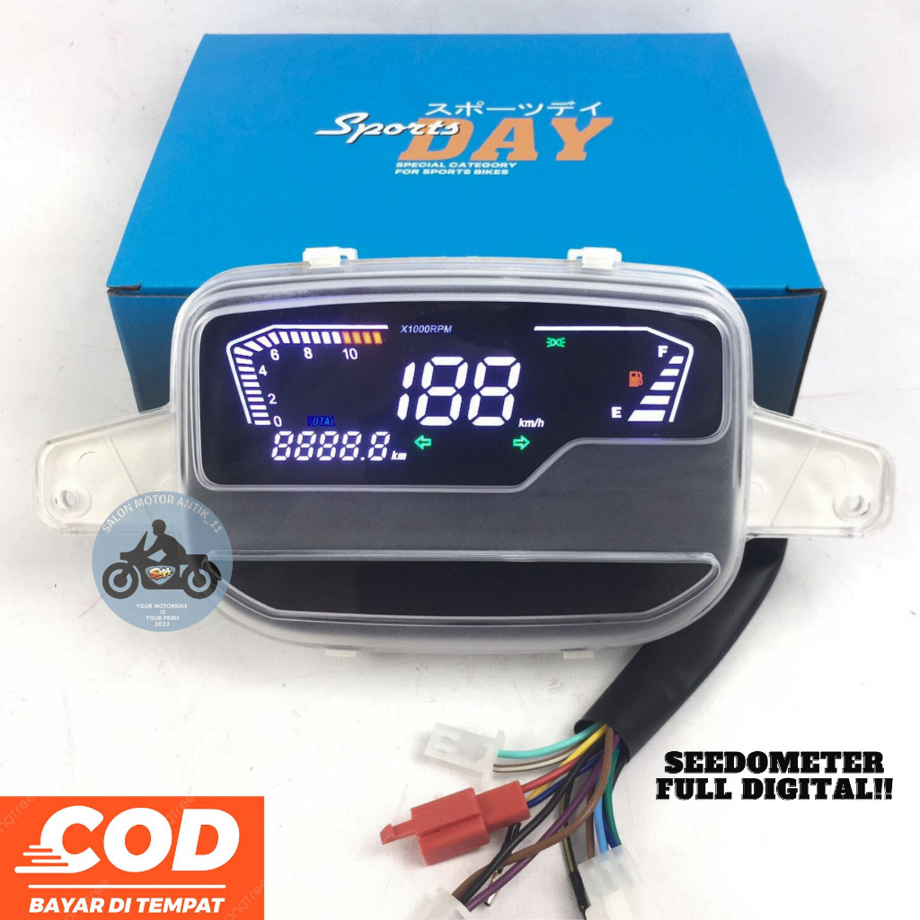 Jual SPEEDO FIZR FULL DIGITAL SPEEDOMETER F1ZR SPIDO FORCE ONE SPORTS ...