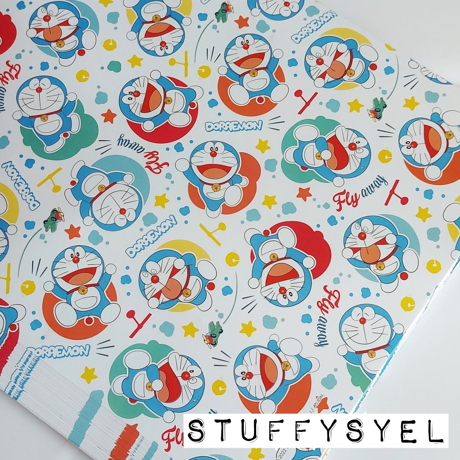 Jual Kertas Kado Doraemon Kertas Kado Sansan Wawa bisa untuk sampul ...