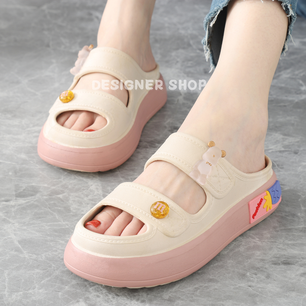 Jual Sandal Wanita Ban Dua Terbaru Sendal Selop DIY | Shopee Indonesia