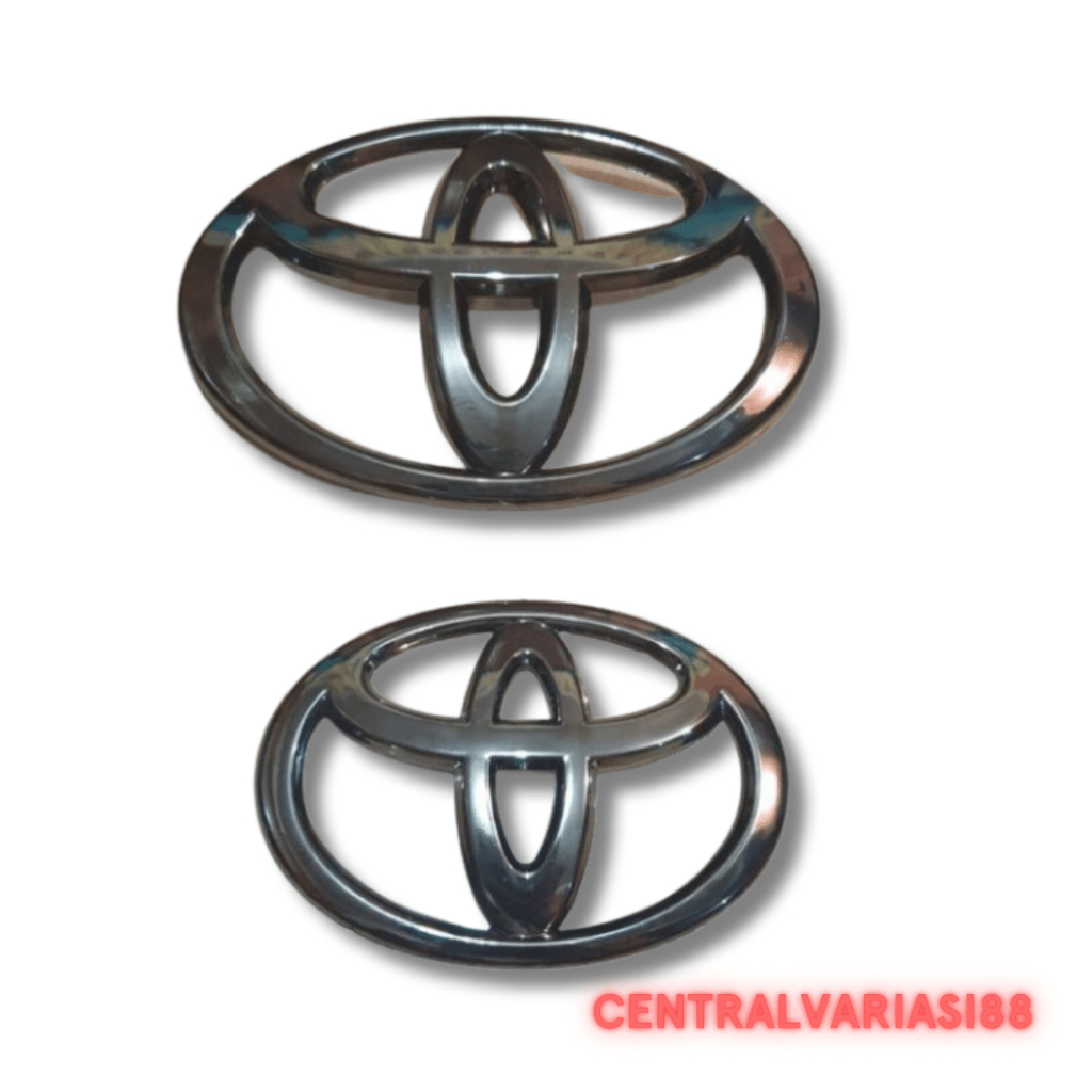 Jual EMBLEM LOGO LAMBANG TOYOTA YARIS 2018-2022 BLACKCHROME BLACK ...