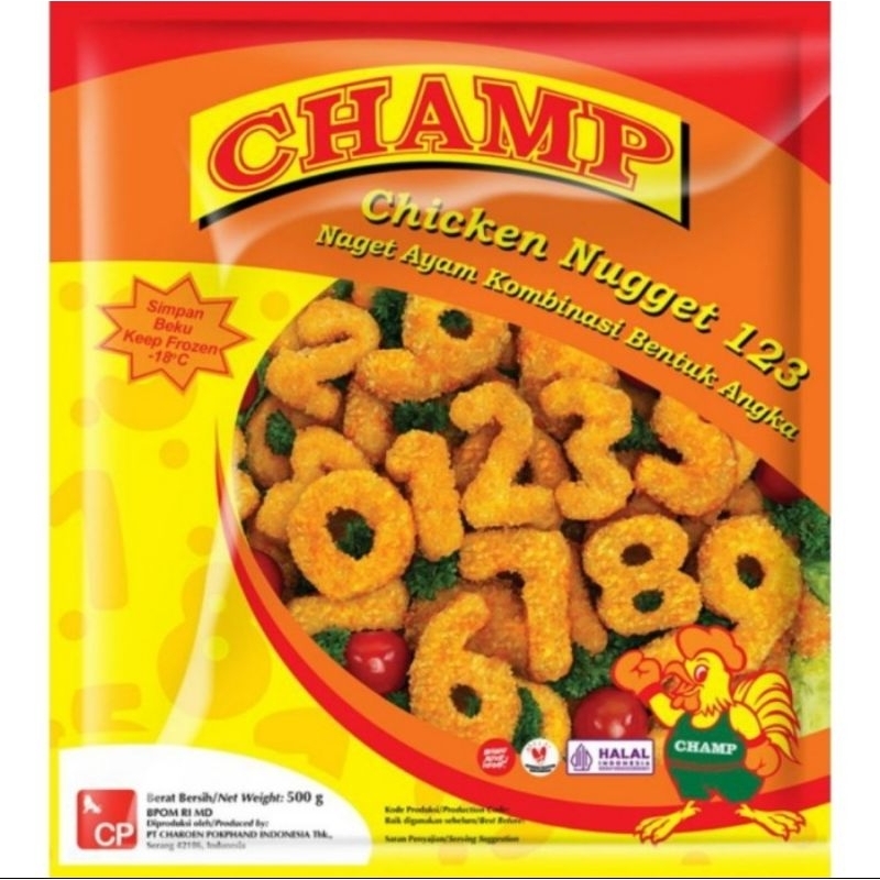 Jual Champ Nugget Angka 1,2,3 | Premium | Shopee Indonesia
