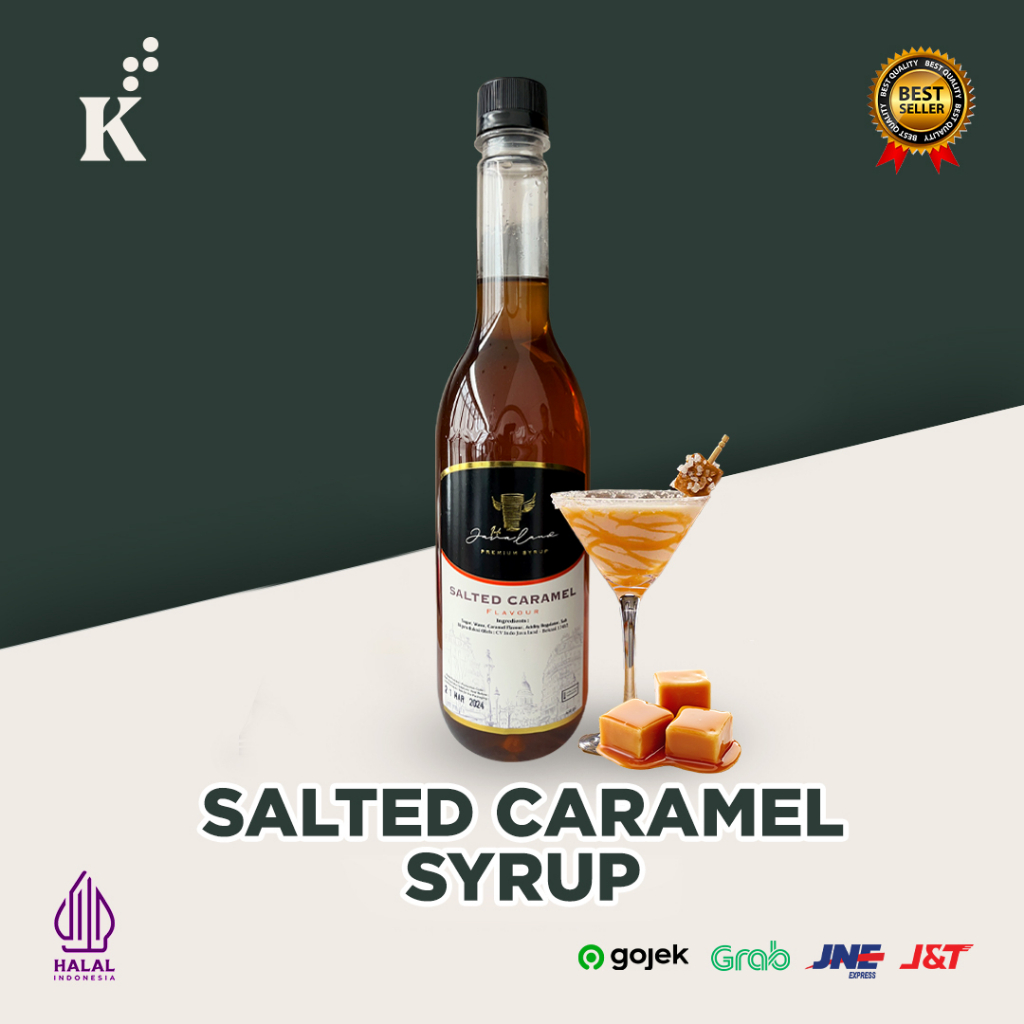 Jual Syrup Premium Javaland Sirup Aneka rasa Salted Caramel 620 Ml ...