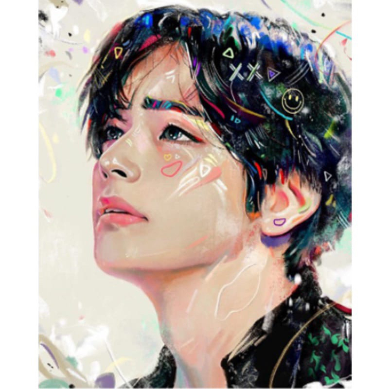 Jual YeseL Diamond Painting full gambar 30x40cm Jual Murah V , J-hope ...