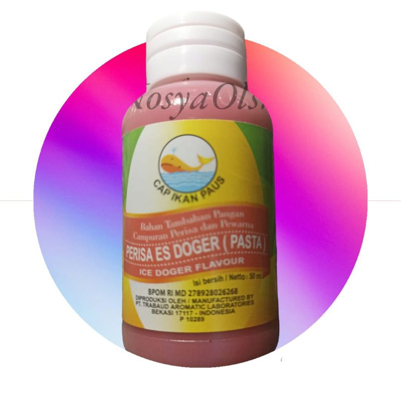 Jual Perisa Es Doger Pasta Cap Ikan Paus 50 ML | Shopee Indonesia
