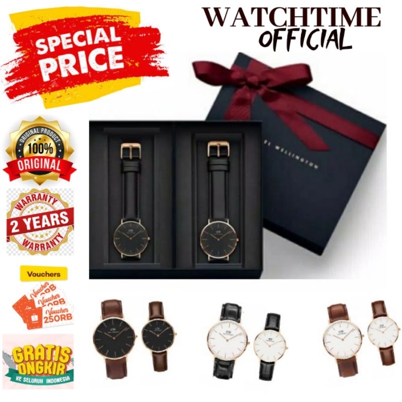Jual BIG SALE !! JAM DW COUPLE ORIGINAL JAM TANGAN PRIA WANITA DANIEL ...