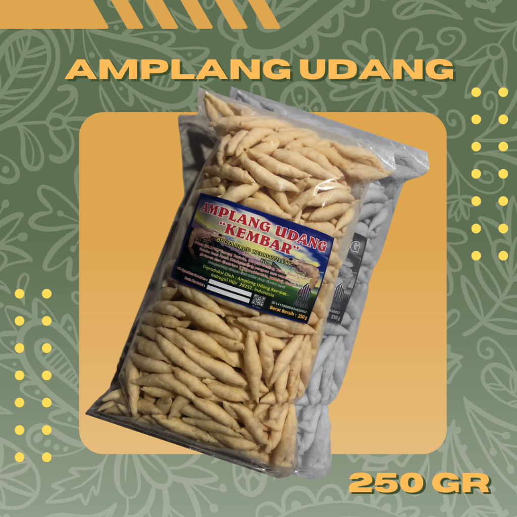 Jual Amplang Udang Kembar 250gram | Shopee Indonesia
