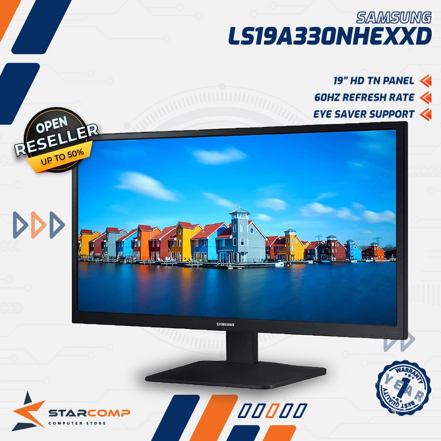 Jual Samsung 19 inch S19A330 / LS19A330NHEXXD Monitor LED TN HD 19 ...