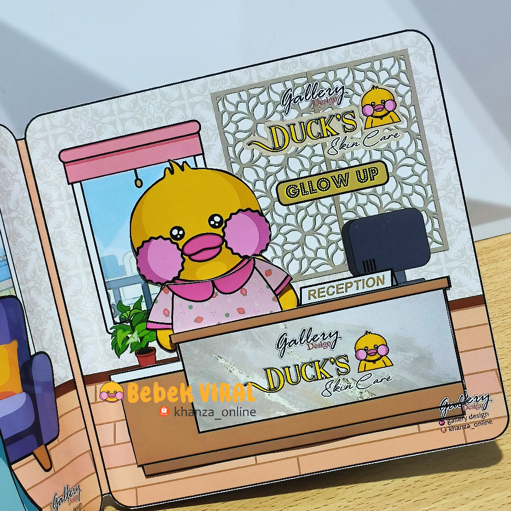 Jual BEBEK VIRAL SKIN CARE Mainan Edukatif Anak Paper Duck SUDAH ...
