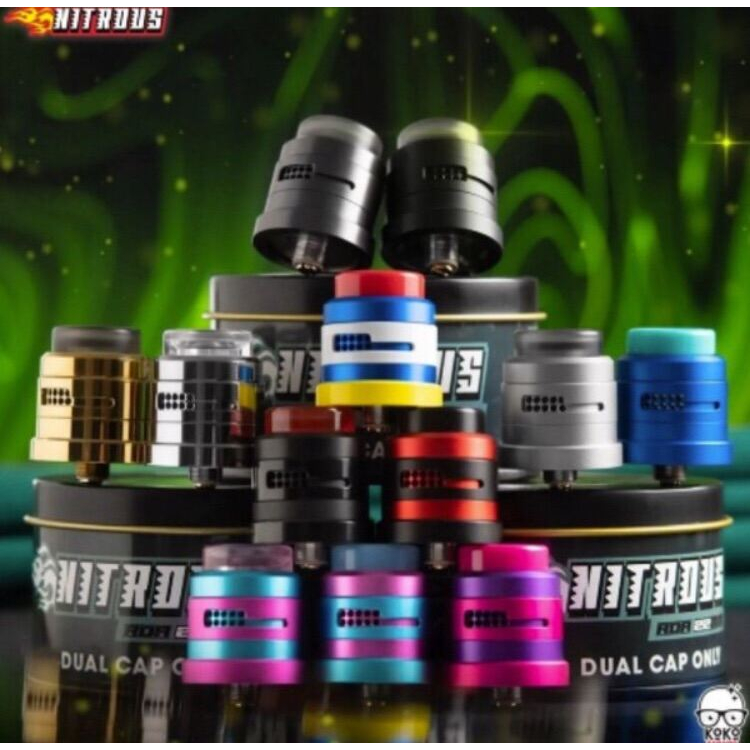Jual RDA NITROUS Dual Cap Only 22MM 100% Authentic by Koko Sarang ...