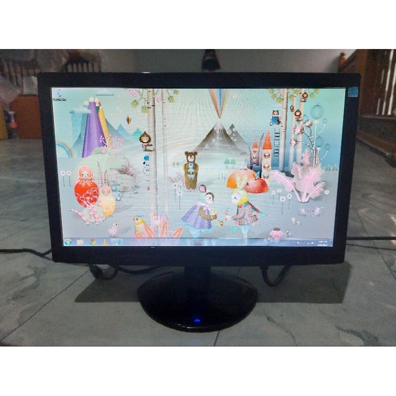 Jual Monitor AOC 16 inch Wide E1621SWB | Shopee Indonesia