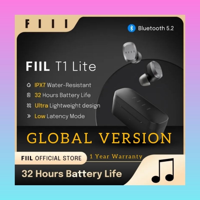 Jual Fiil T1 Lite ENC TWS Earphone Earbud Bluetooth 5.2 Gaming IPX7 | Shopee Indonesia