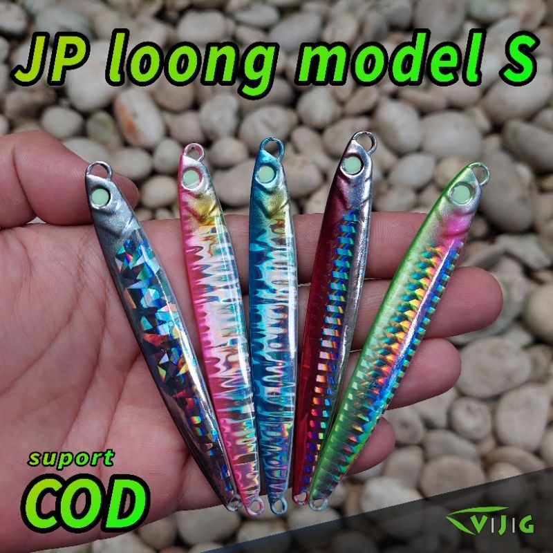 Jual Metal Jig Jigpara Loong model S 40 dan 60 gr UV GID by Vijig | Shopee Indonesia