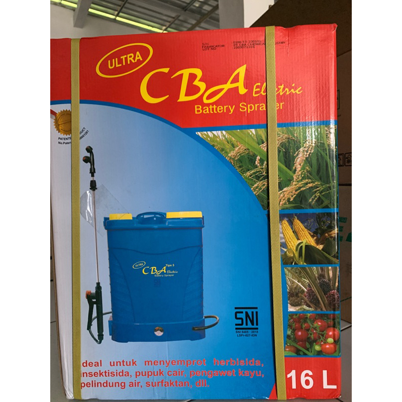 Jual Sprayer/ Tangki Cas Elektrik CBA ULTRA Type 3 Biru - 16 Liter ...