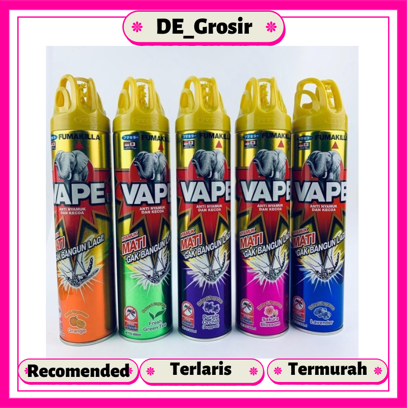 Jual Fumakilla Vape Obat Nyamuk Sprai 600ml Anti Nyamuk dan Kecoa ...