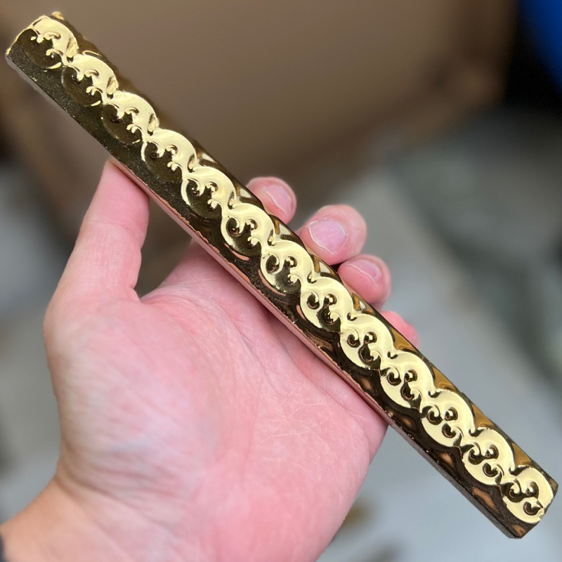 Jual Bon bon keramik granite /kuku macan / list keramik 20 cm Gold Silver | Shopee Indonesia