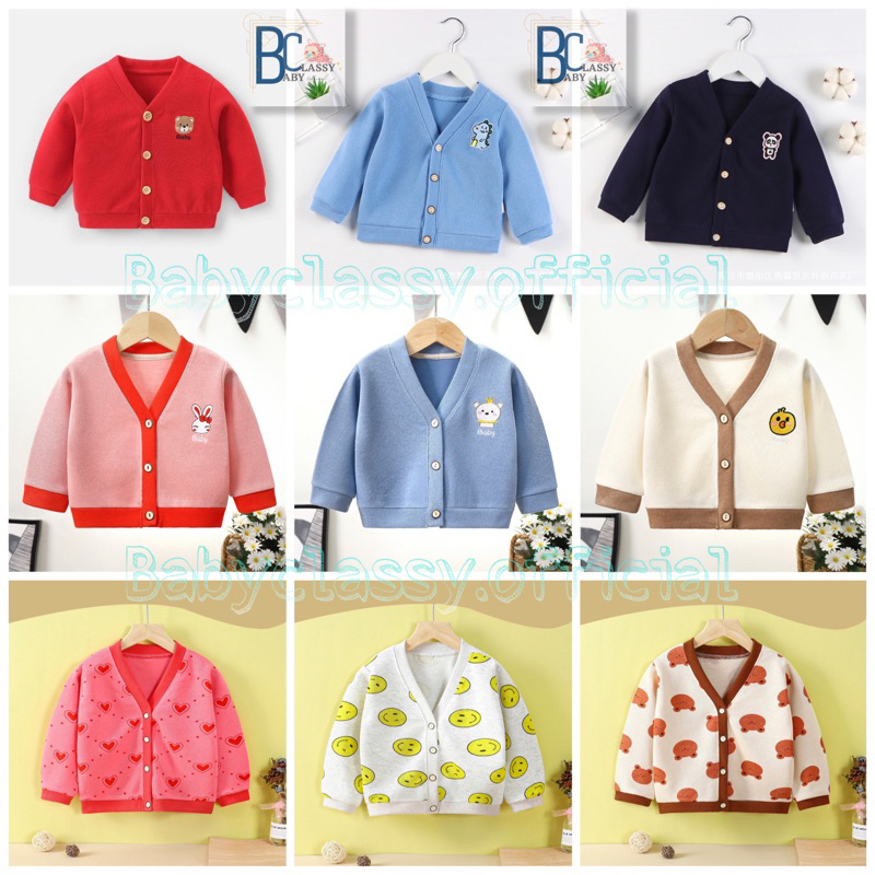 Jual Cardigan Anak Bayi Rajut Premium 100% Import GRADE A / Hoodie ...