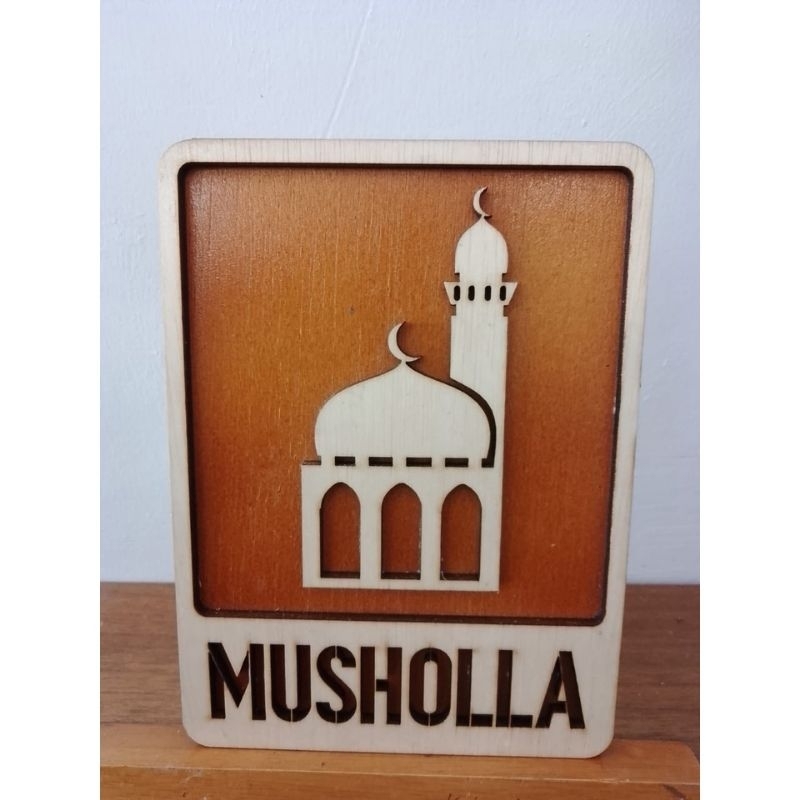Jual PAPAN TANDA MUSHOLLA - SIGN Laser Cutting | Shopee Indonesia