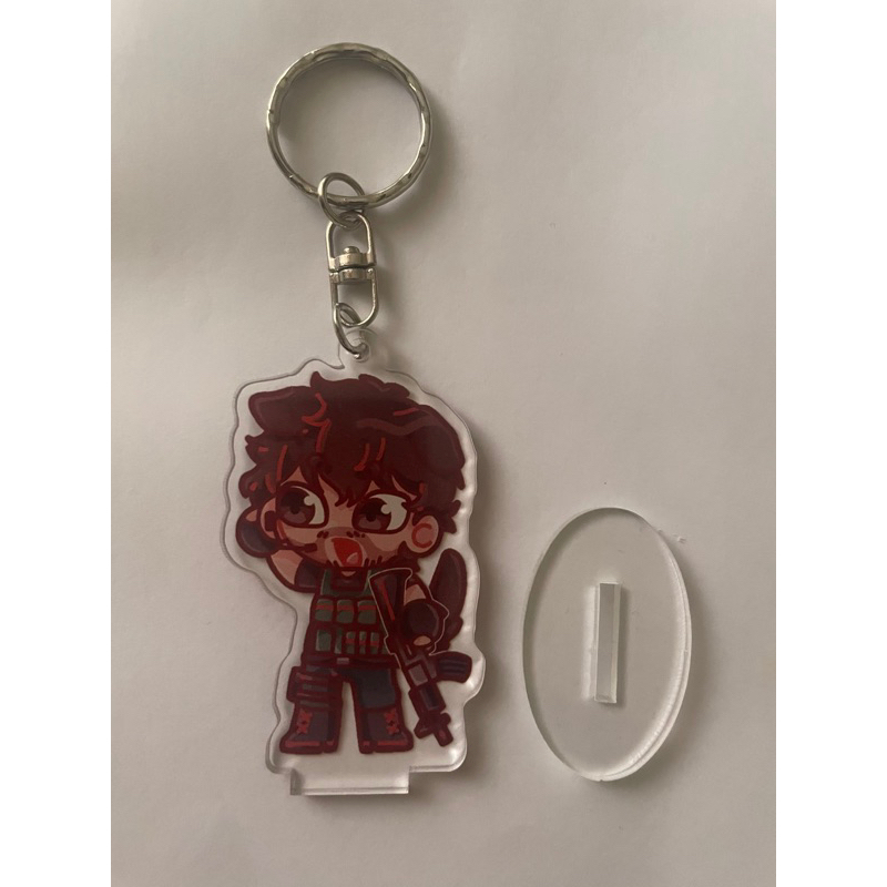 Jual standee ganci/standee keychain, Resident evil | leon, ethan, luis ...