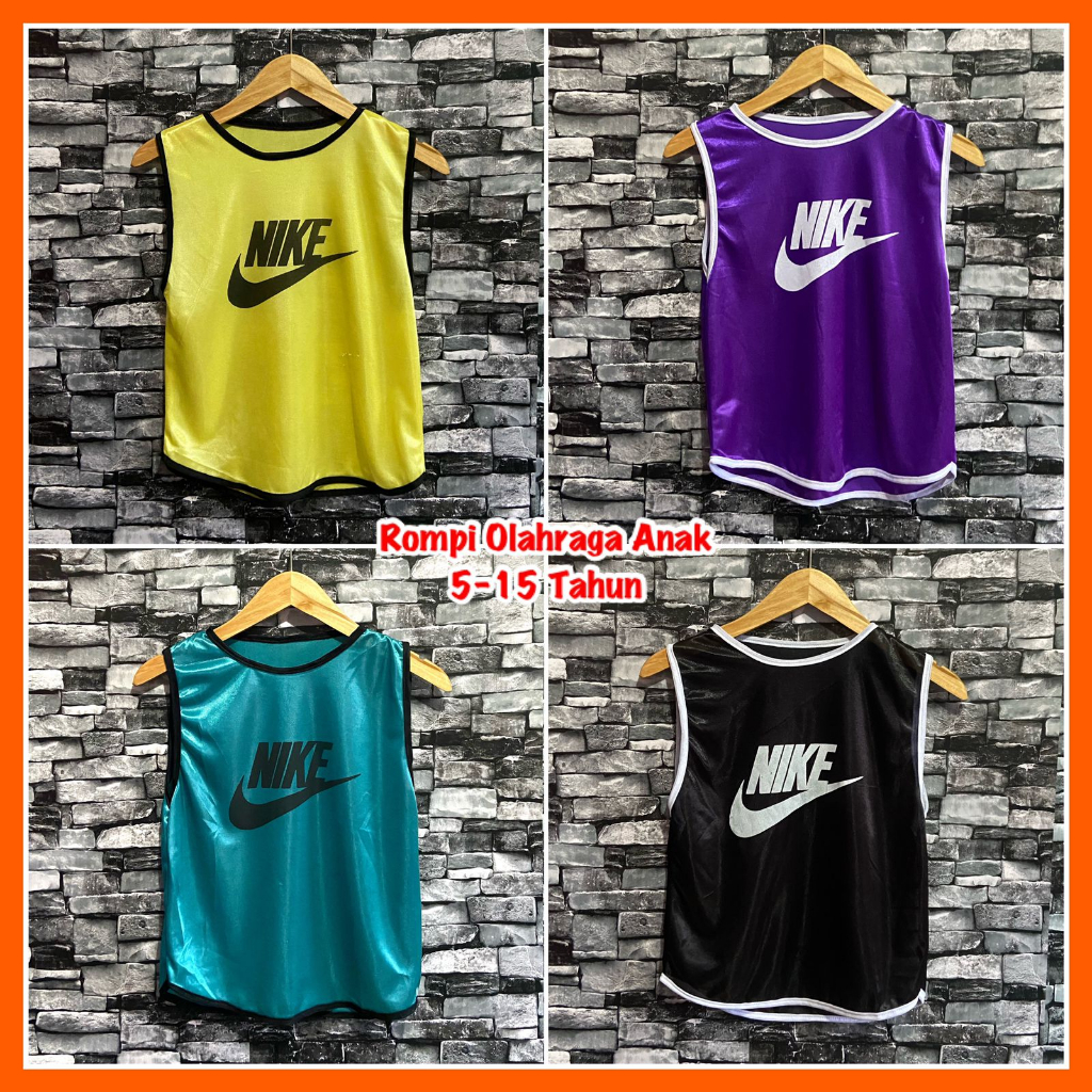 Jual Rompi olahraga sepak bola futsal anak SD SMP Rompi bola anak ...