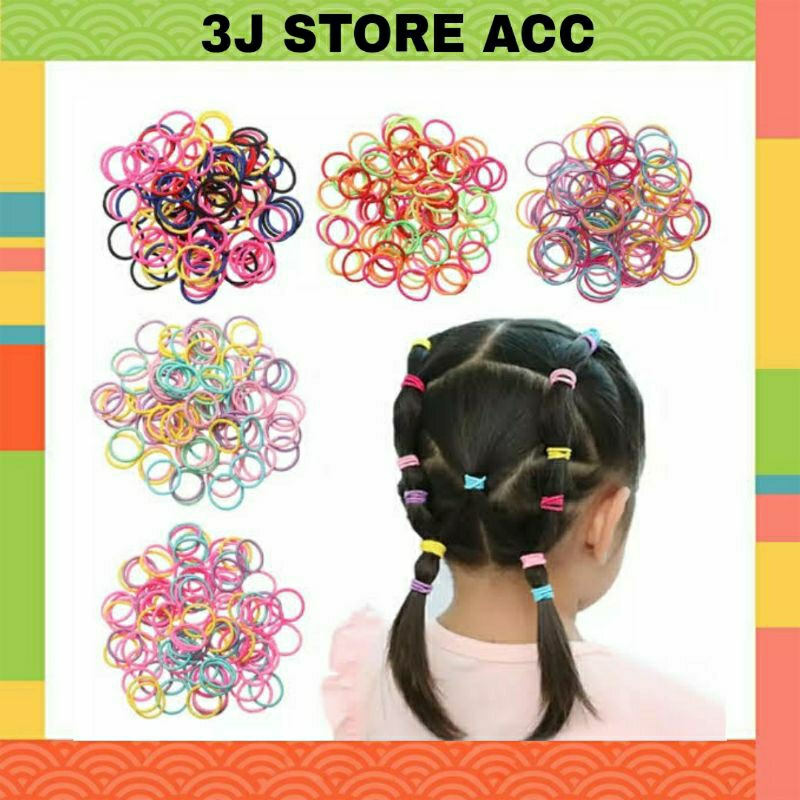 Jual KARET IKAT RAMBUT MACARON IKAT RAMBUT ELASTIS KARET IKAT RAMBUT ...