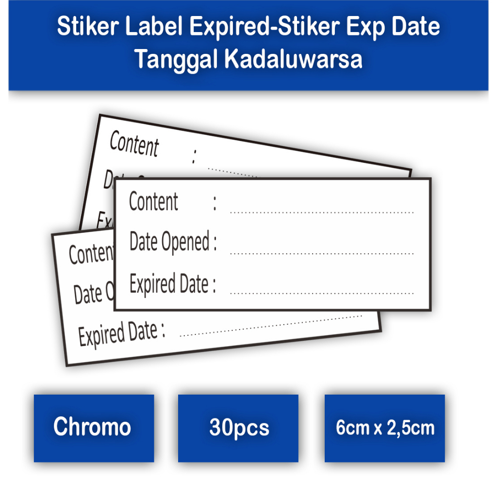 Jual Stiker Expired-Stiker Exp date-Stiker tanggal kadaluwarsa | Shopee Indonesia