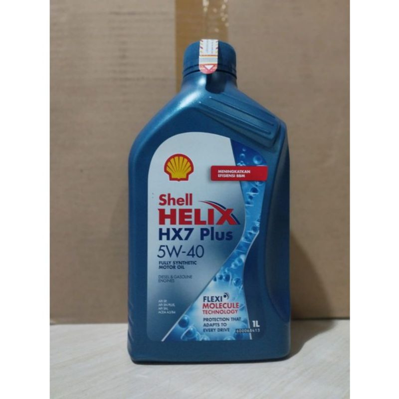Jual Oli Shell Helix HX7 PLUS 5W-40 1Liter Oli Mesin Shell Helix HX7 ...