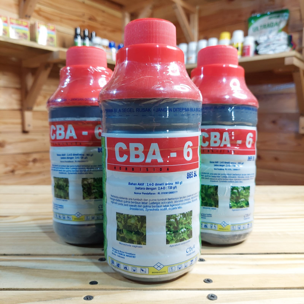 Jual Herbisida Sistemik CBA - 6 865 SL 1 Liter Obat Racun Pembasmi Gulma dan Tanaman Liar ...