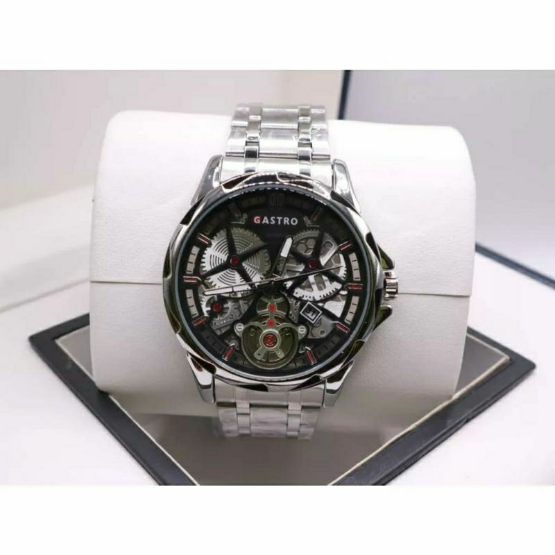 Jual Jam Tangan Gastro Analog Rantai Stainliss Steel Watch Men's ...