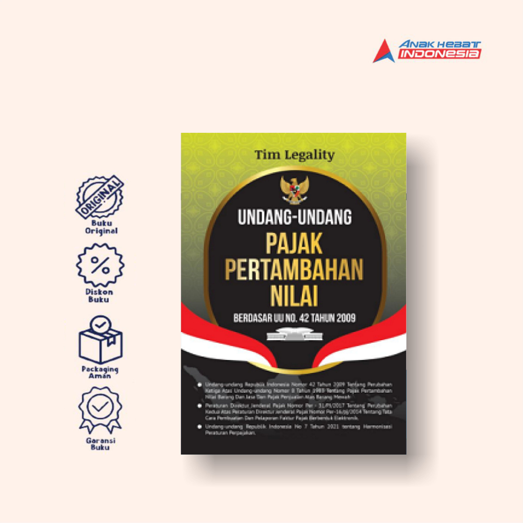 Jual Buku Undang-undang Pajak Pertambahan Nilai Berdasar UU No. 42 ...