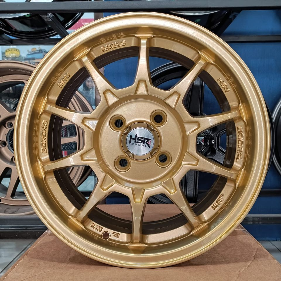 Jual Velg HSR R15 model ce28 pcd 4x100 Mobil Mirage Splash Avega ...