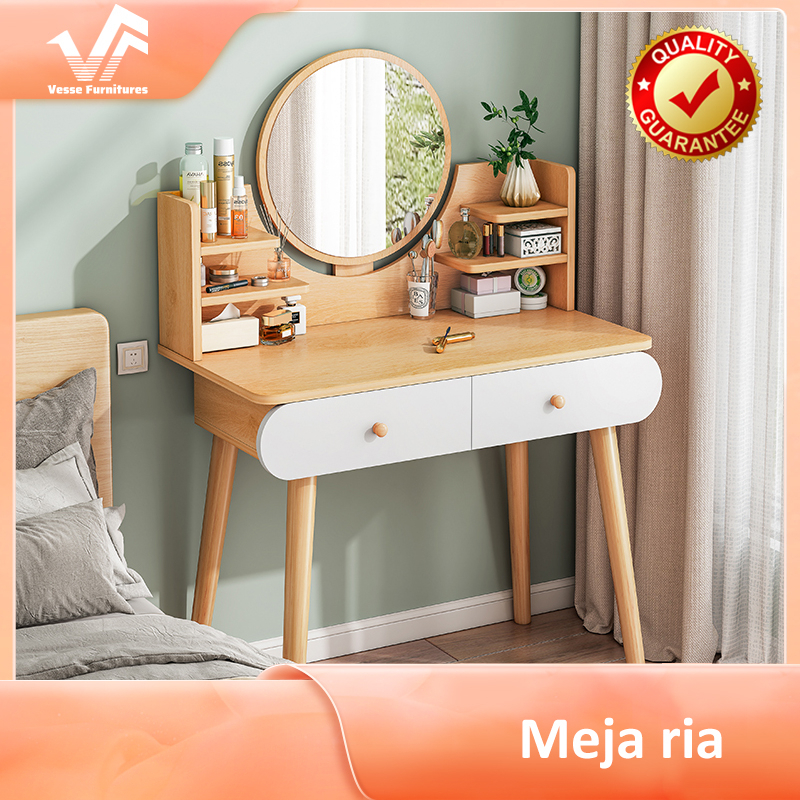 Jual Meja Rias Putih/Meja Rias Minimalis/meja rias kecil/ meja make up ...