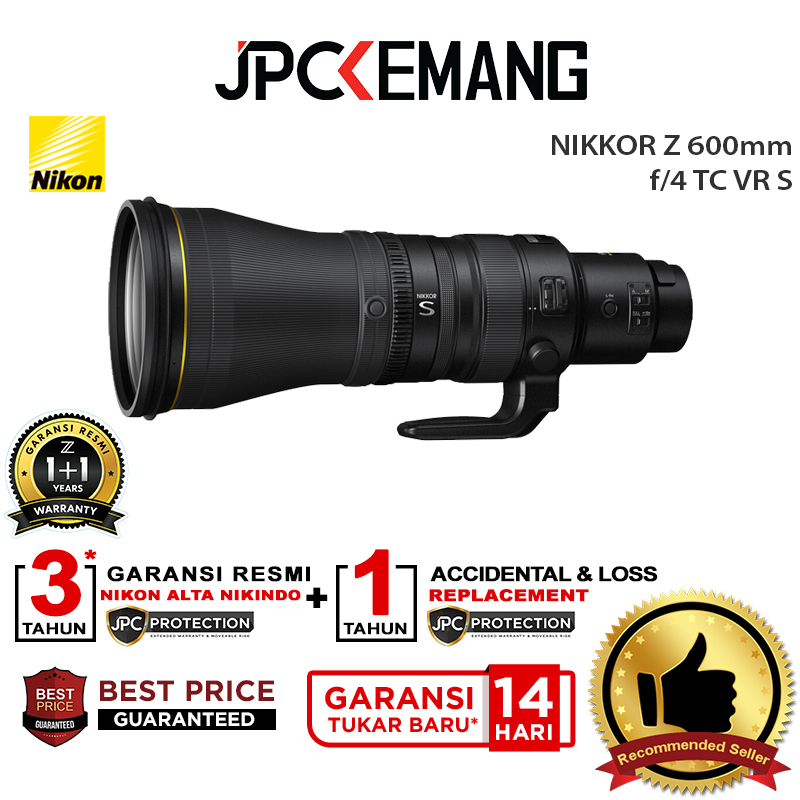 Jual Nikon Z 600mm F4 Tc Vr S Lens Nikkor Z 600 Mm F 4 Garansi Resmi Shopee Indonesia