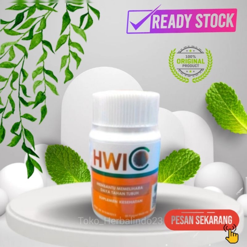 Jual HWI C VITAMIN C ORIGINAL HWI ISI 30 KAPSUL PUREWAY C BPOM | Shopee ...