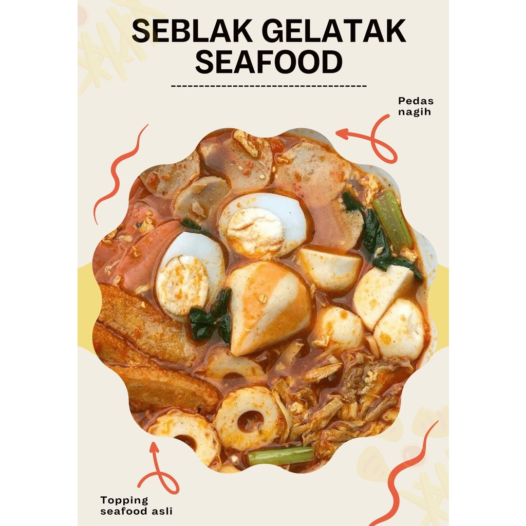 Jual (PROMO) Seblak Instan - Seblak GELATAK - Seblak Seafood | Shopee ...