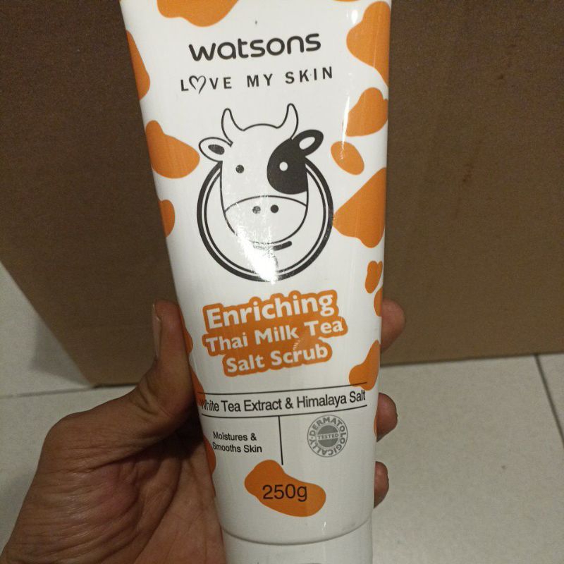 Jual WATSONS BRIGHTENING MILK SALT SCRUB 250 GR / BODY WASH 450 ML ...