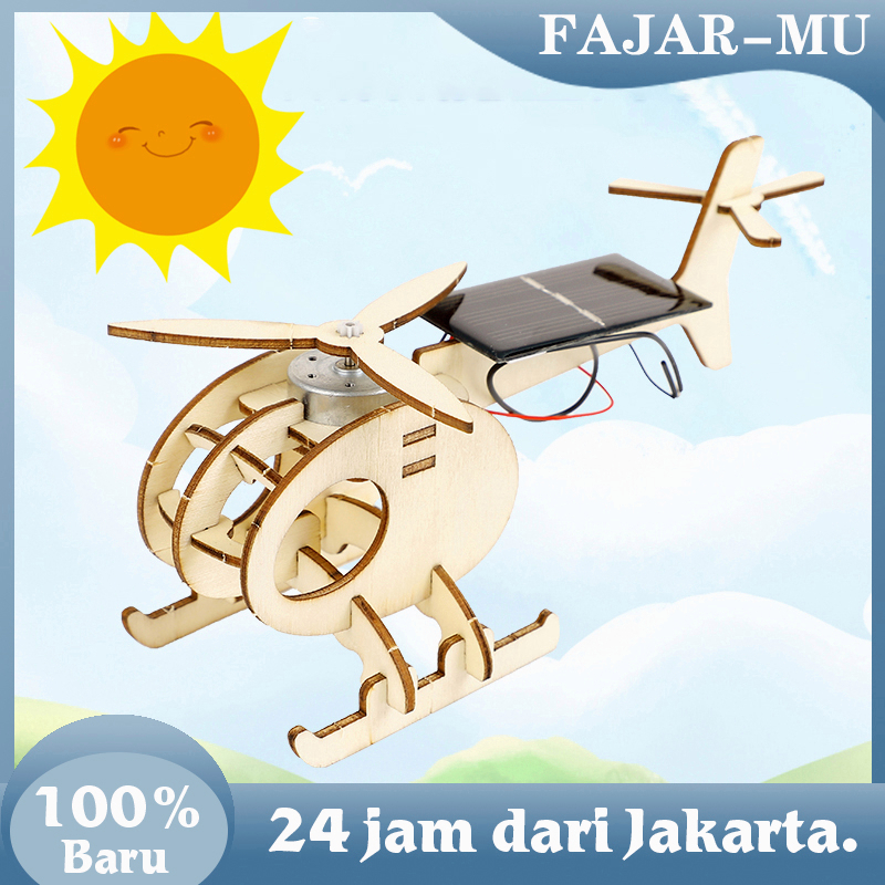 Jual Mainan Rakitan Puzzle Helikopter Tenaga Surya DIY Untuk Edukasi ...