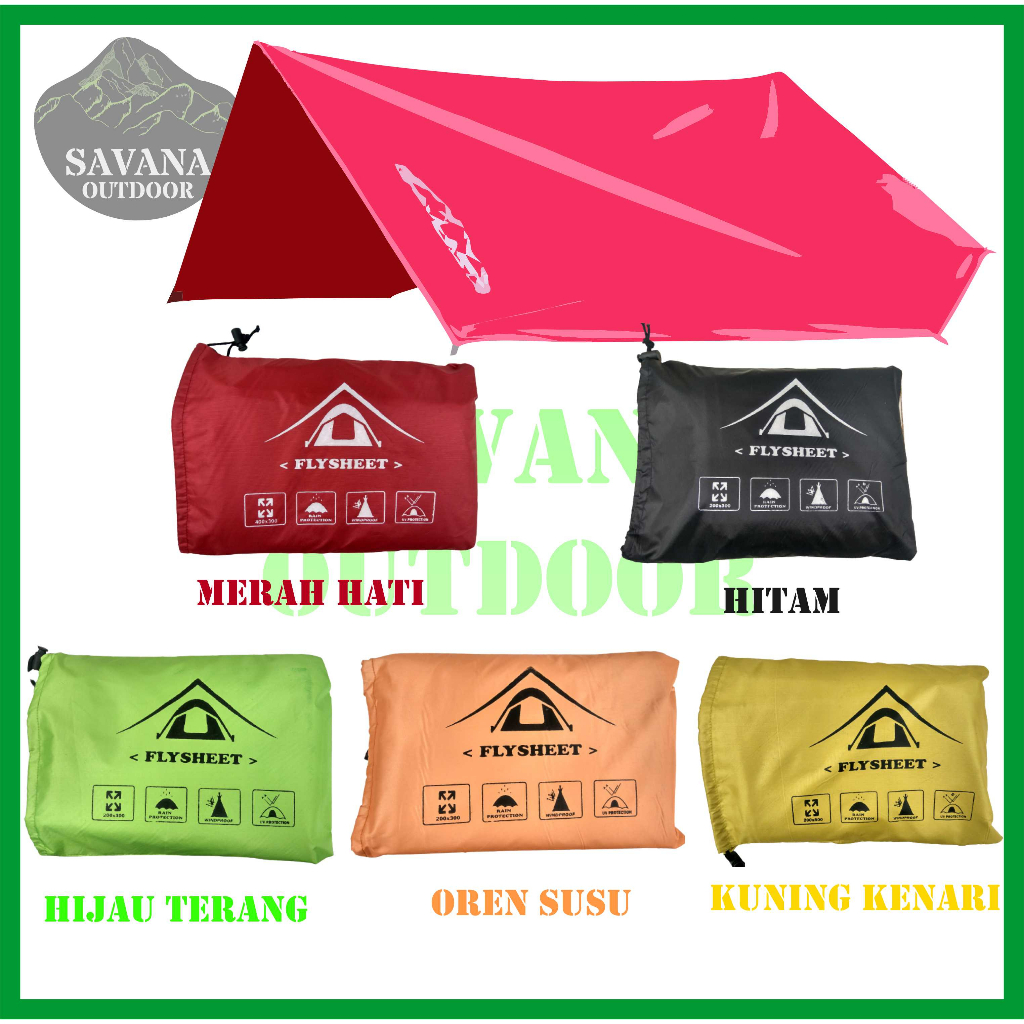 Jual Flysheet Ukuran Flysheet 2x3 Flysheet 3x2 Meter Terpal Tenda ...