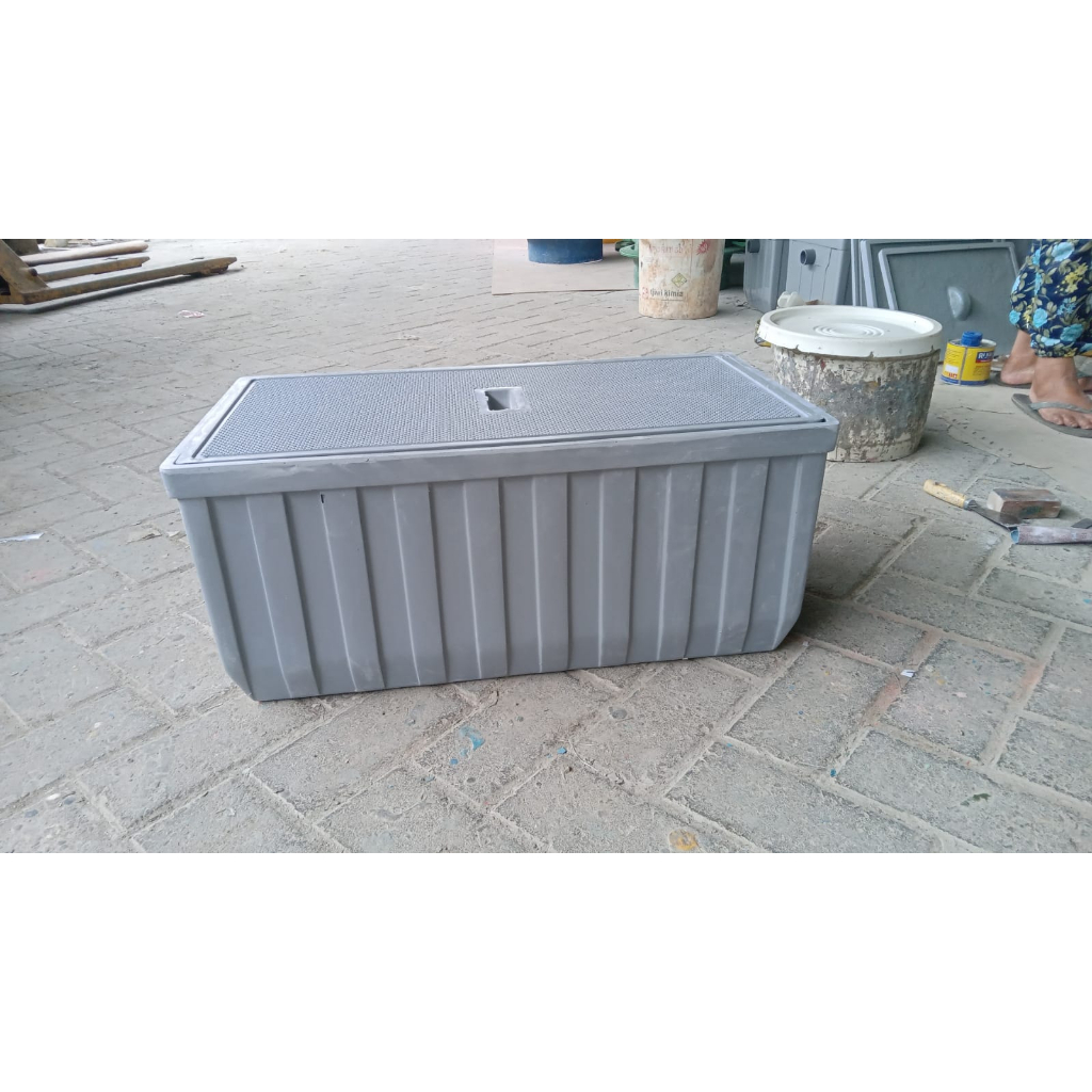 Jual GREASE TRAP PORTABLE FIBER 45 LITER, BIO PENJEBAK LEMAK DAPUR ...