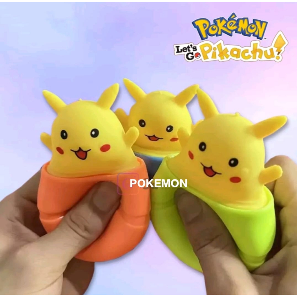 Jual MAINAN SQUISHY ANTI STRESS PIKACHU POP IT | Shopee Indonesia