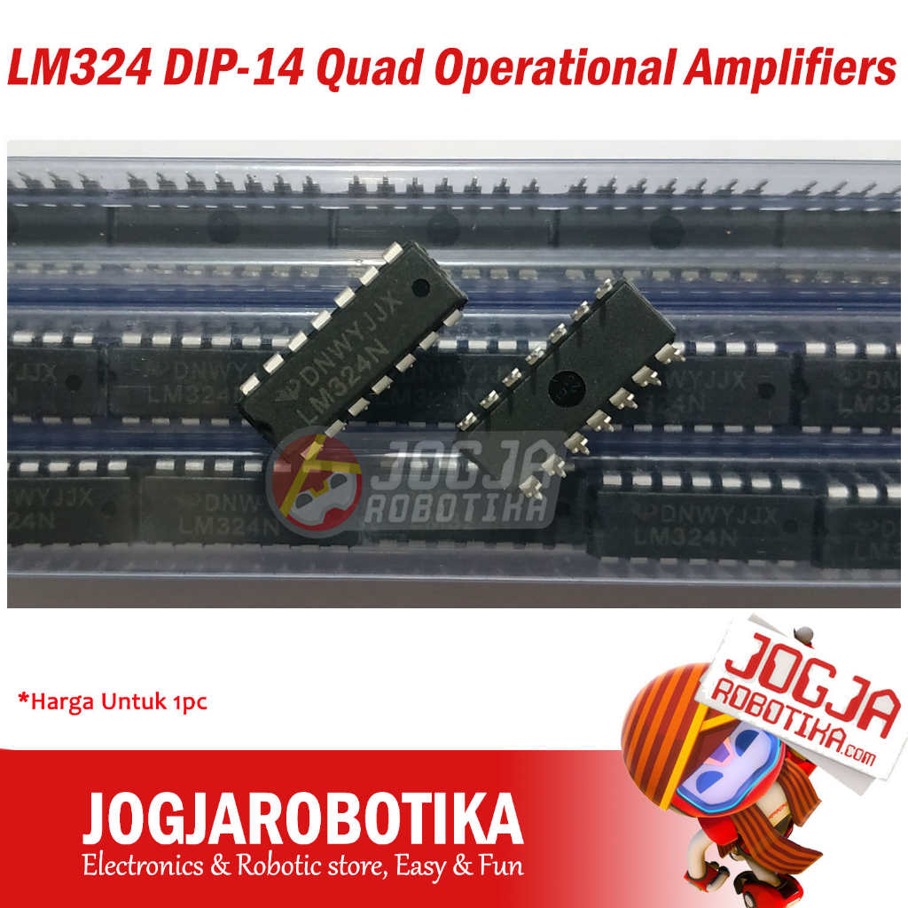 Jual LM324 DIP-14 Quad Operational Amplifiers | Shopee Indonesia