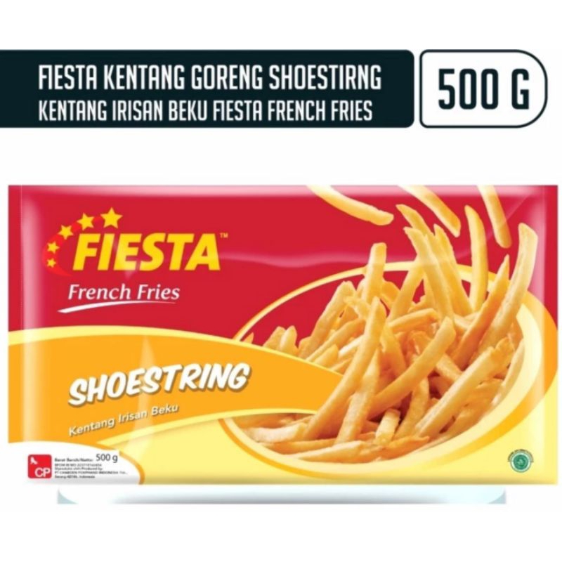 Jual Kentang Fiesta Shoestring 500gr French Fries | Shopee Indonesia