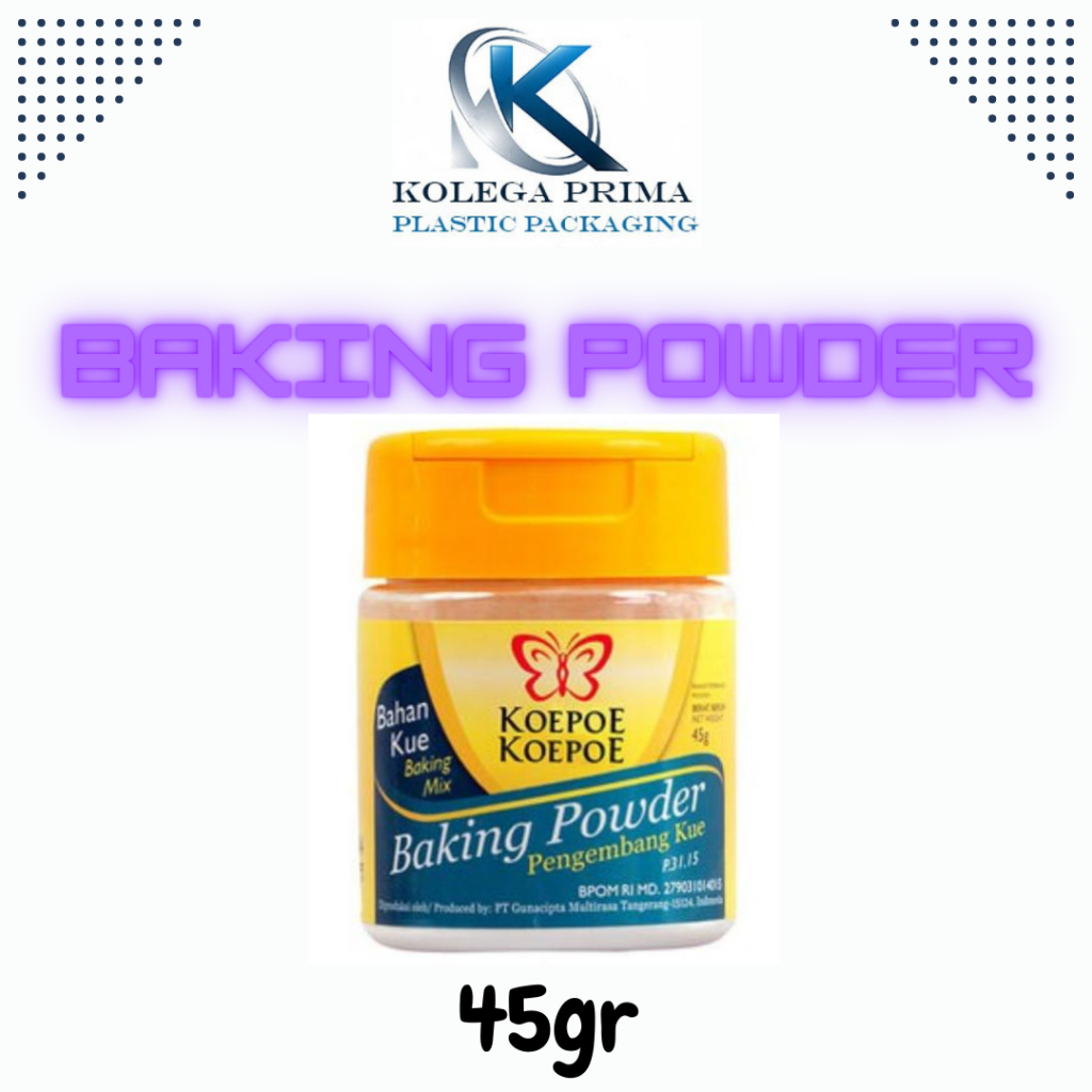 Jual BAKING POWDER CAP KOEPOE KOEPOE PENGEMBANG ADONAN KUE 45GR ...