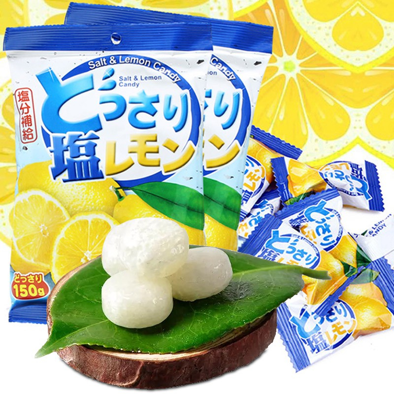 Jual (JSO) Cocon salt & lemon candy 150 gr/ permen rasa lemon dan garam ...
