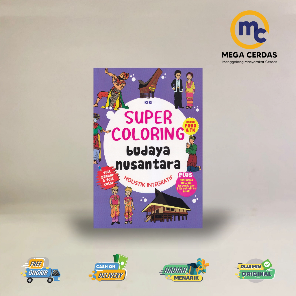 Jual BUKU ANAK SUPER COLORING BUDAYA NUSANTARA UNTUK PAUD & TK | Shopee ...
