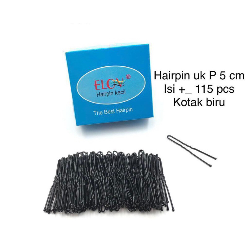 Jual Hairpin Halus Elov kotak biru | Shopee Indonesia